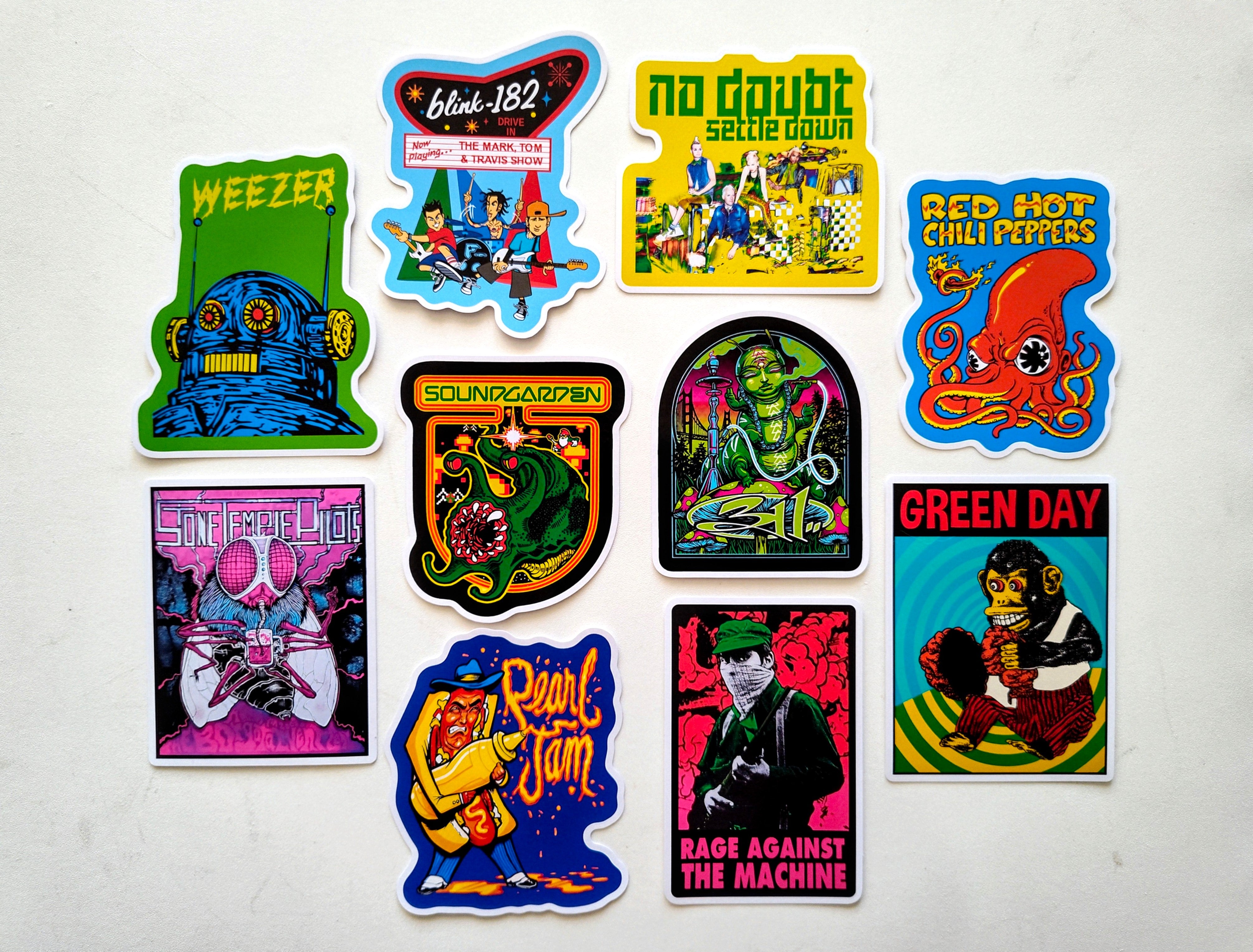 90's Alternative Sticker Pack (10 Stickers) SET 13 – Omni-Cult