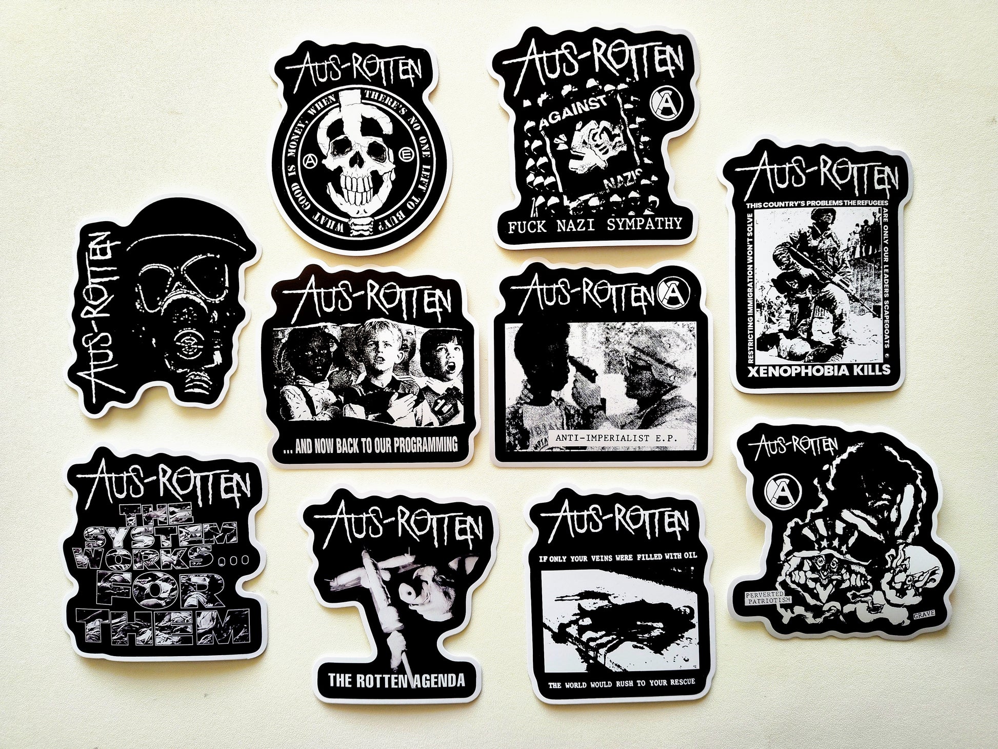 Aus-Rotten Sticker Pack (10 Stickers) – Omni-Cult