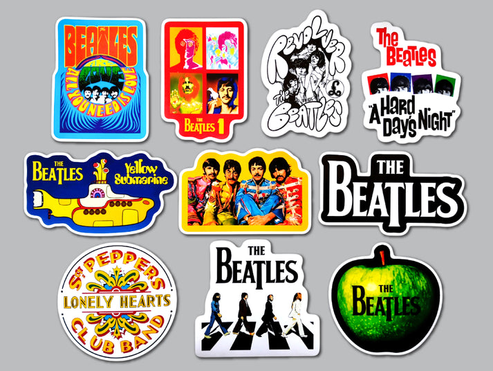 Beatles Sticker Pack (10 Stickers) – Omni-Cult