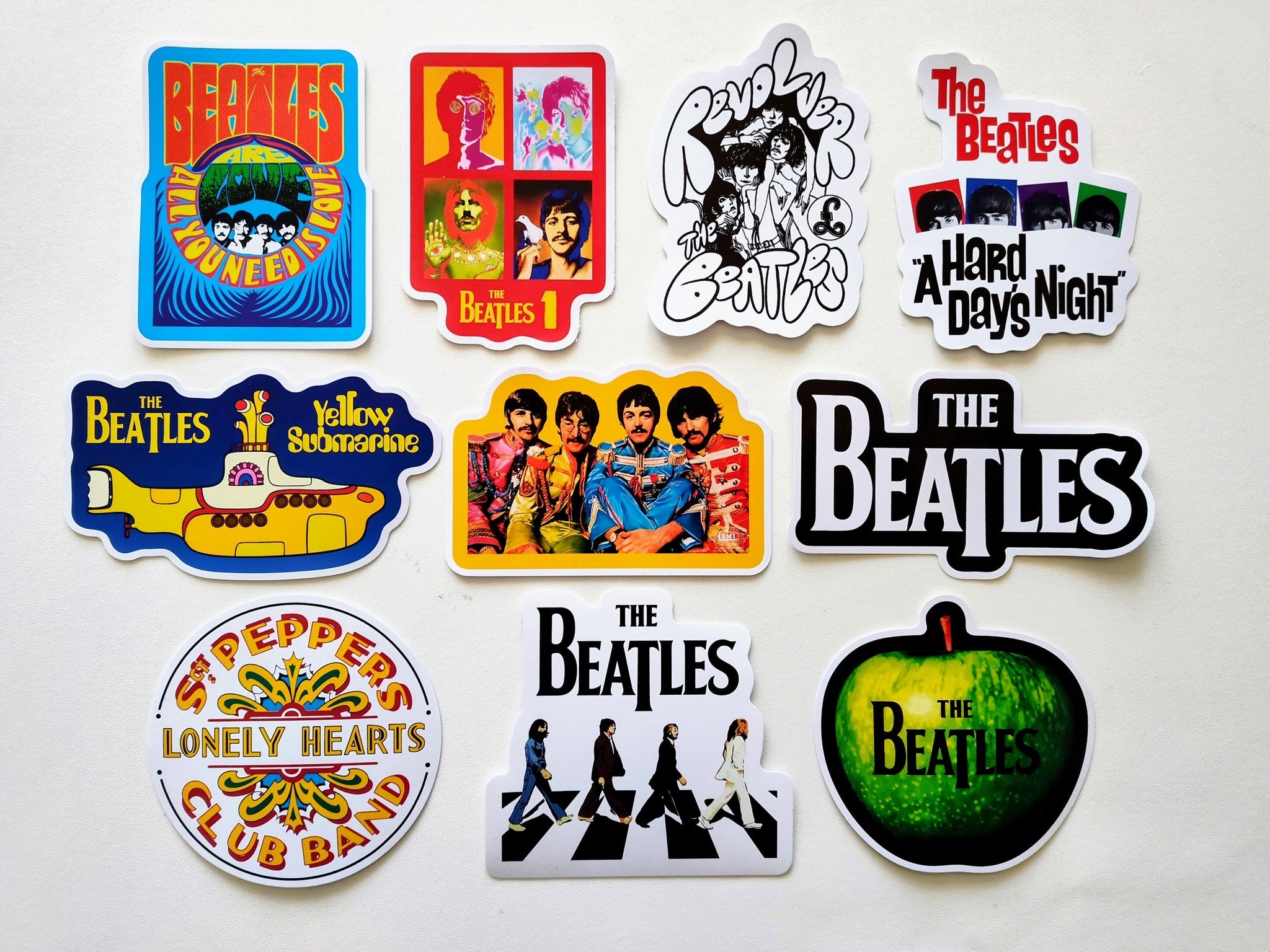 Beatles Sticker Pack (10 Stickers) – Omni-Cult