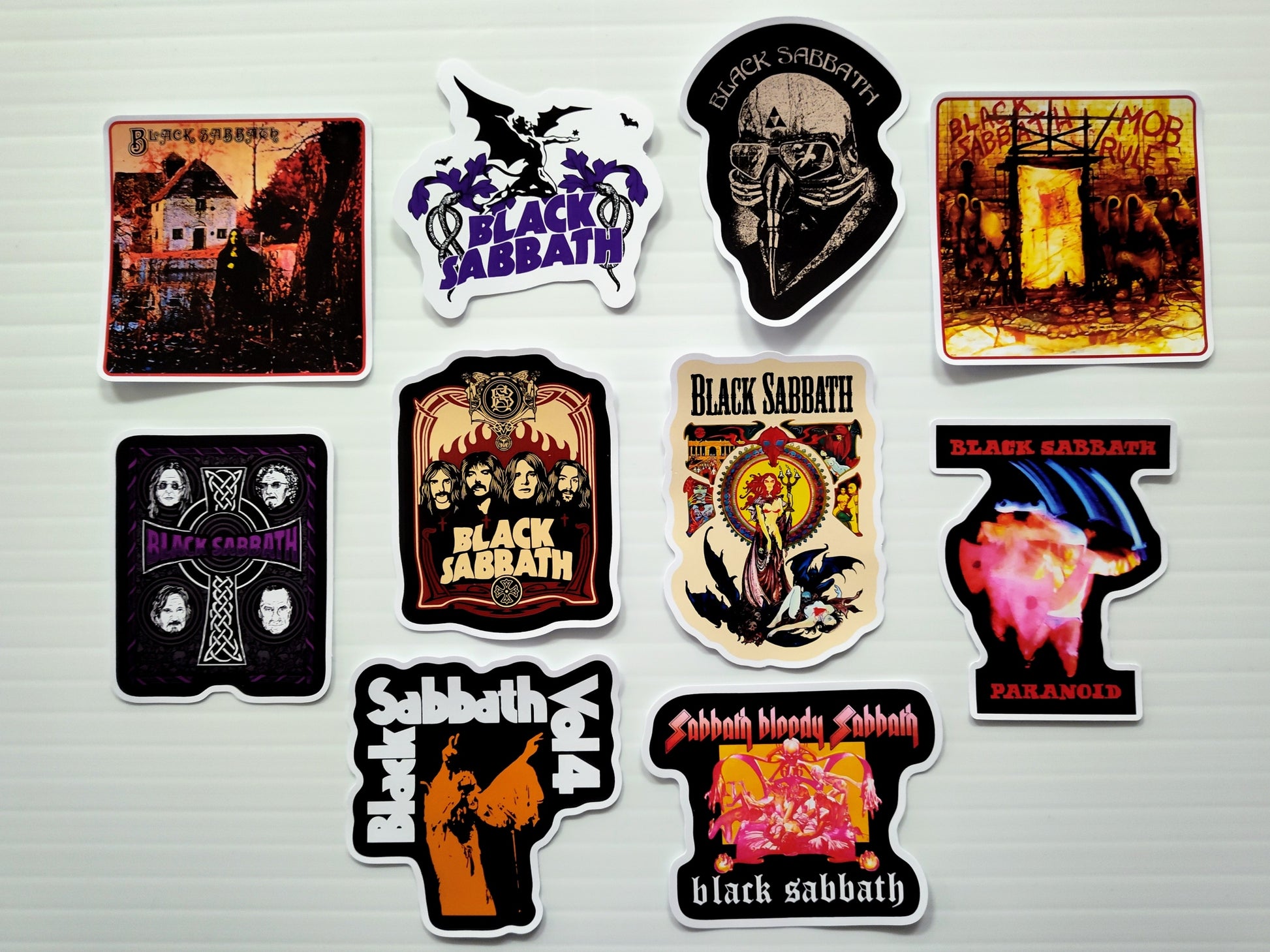 Black Sabbath Sticker Pack (10 Stickers) – Omni-Cult