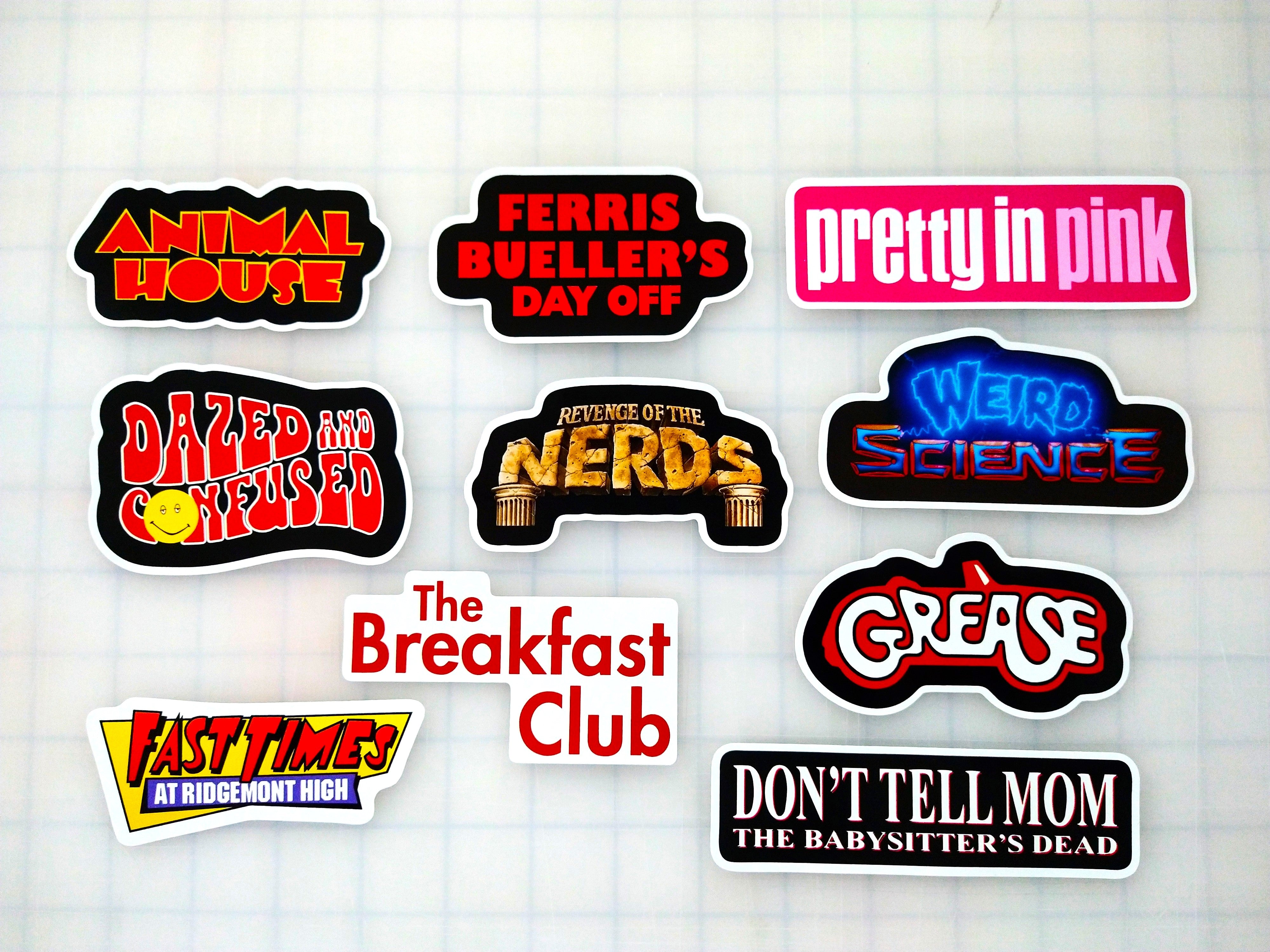 Classic Movie Sticker Pack (10 Stickers) Set 2 – Omni-Cult