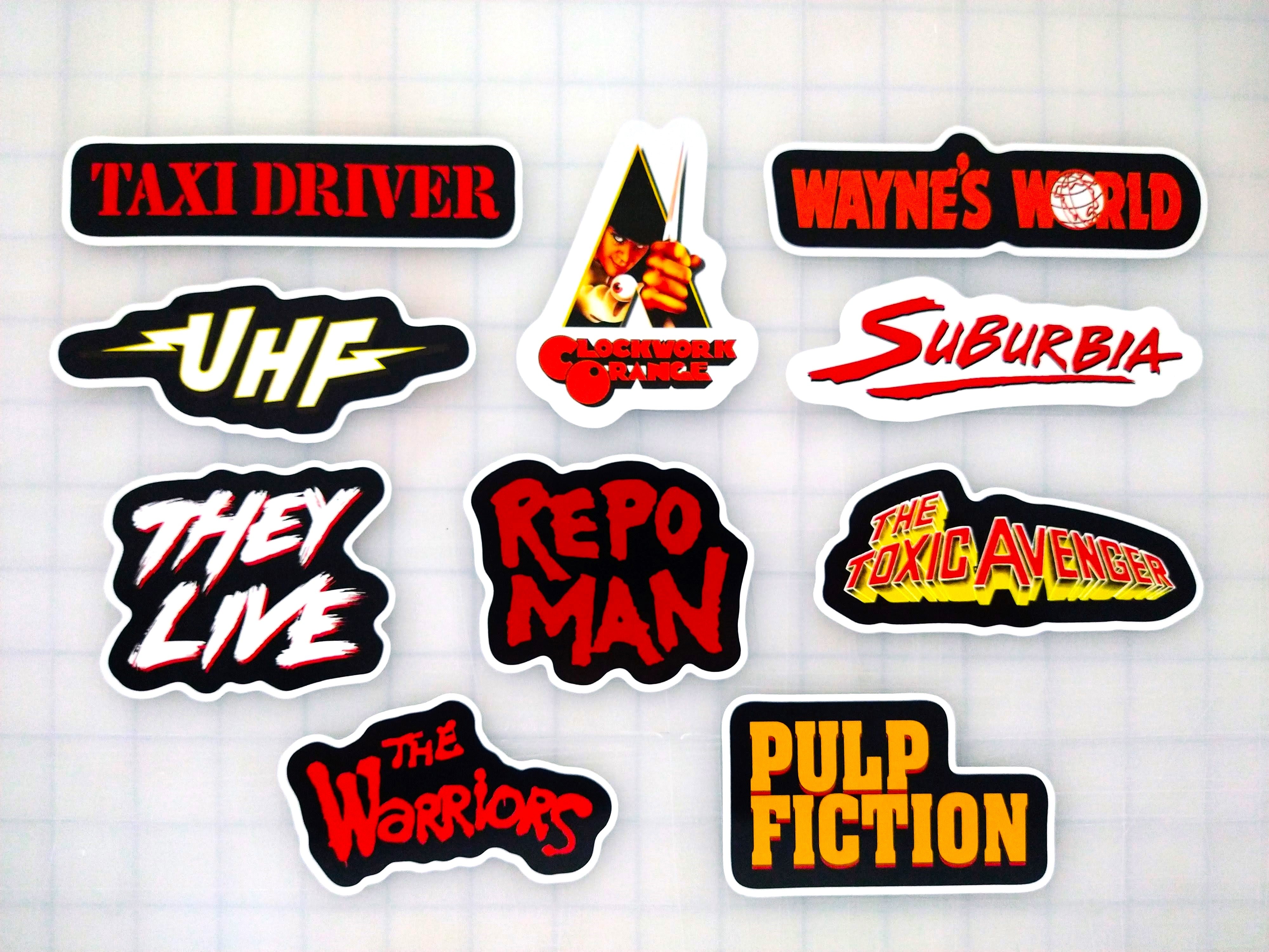 Classic Movie Sticker Pack (10 Stickers) Set 4 – Omni-Cult