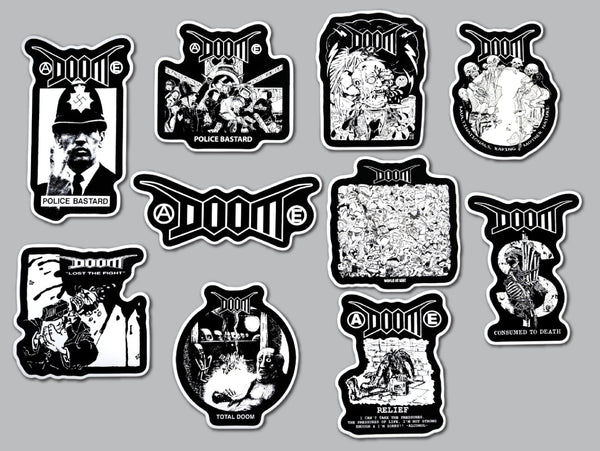 Doom Sticker Pack (10 Stickers) – Omni-Cult