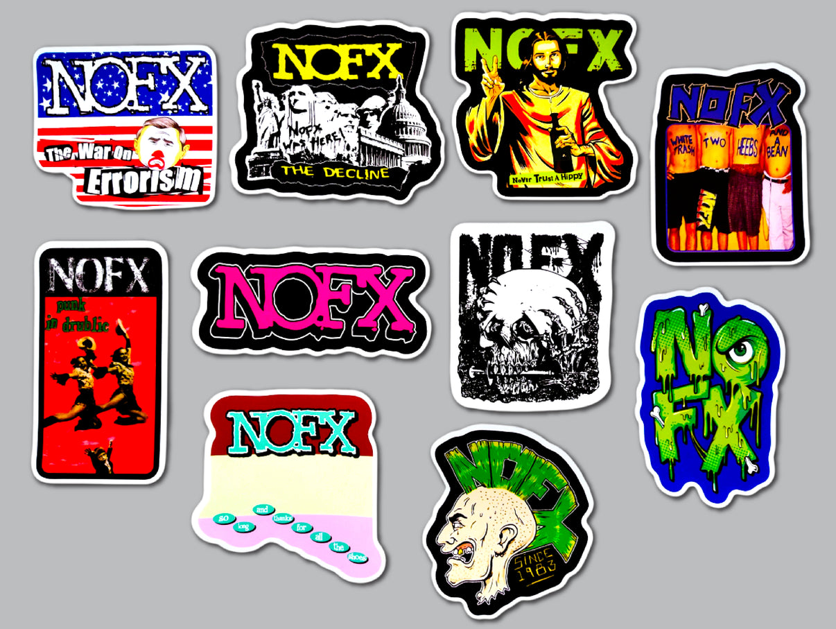 NOFX Sticker Pack (10 Stickers) – Omni-Cult