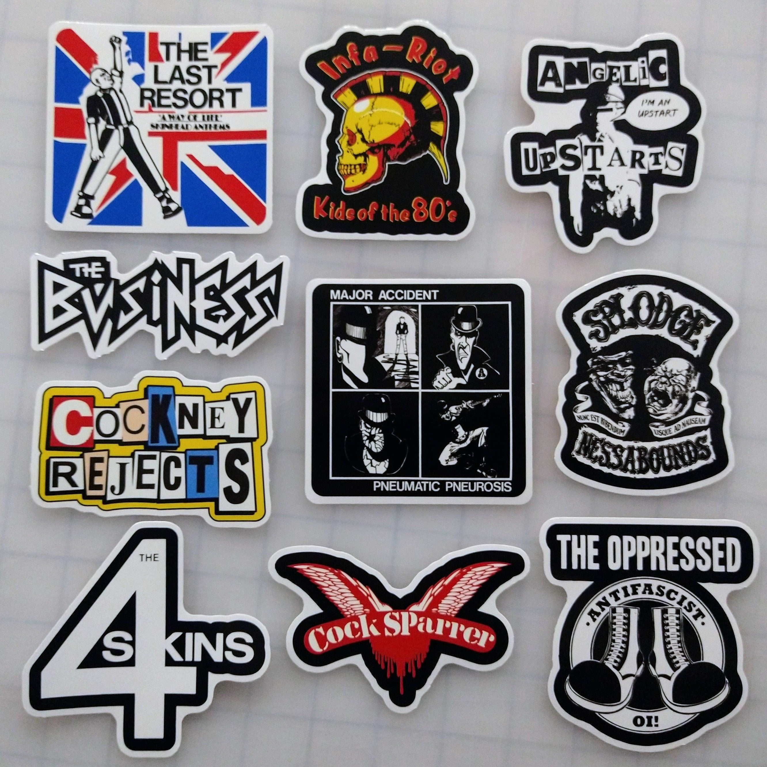 Oi! Street Punk Sticker Pack (10 Stickers) SET 1 – Omni-Cult